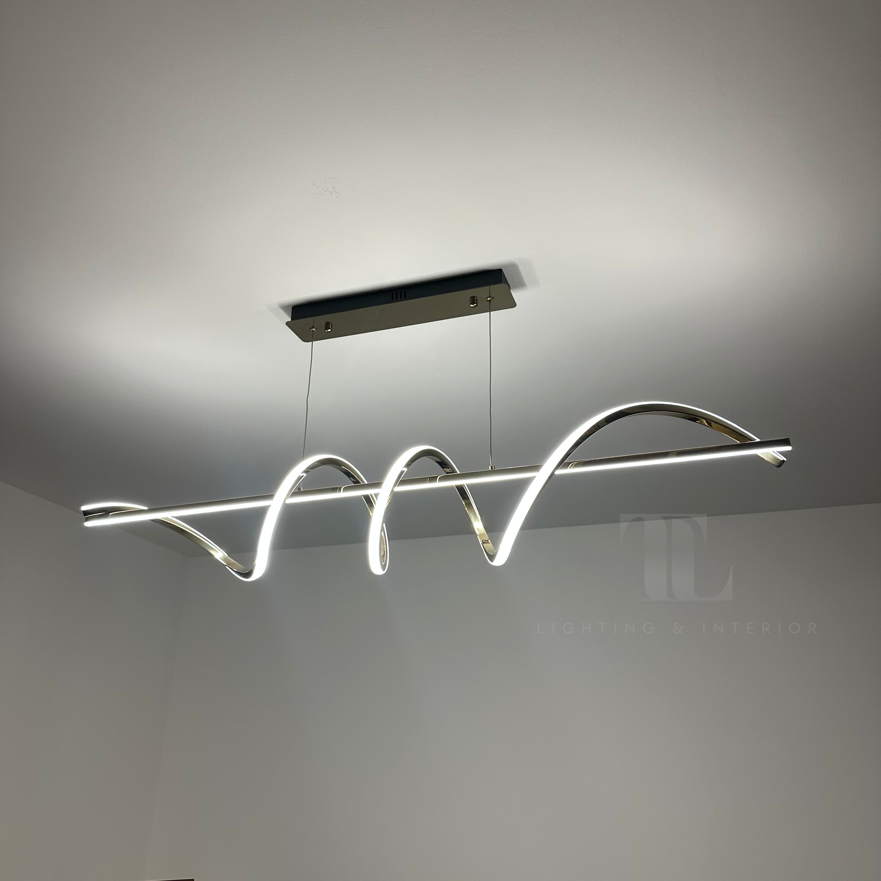 Fargo Polished Gold LED Hanging Light - Pendant Lights | TL Home